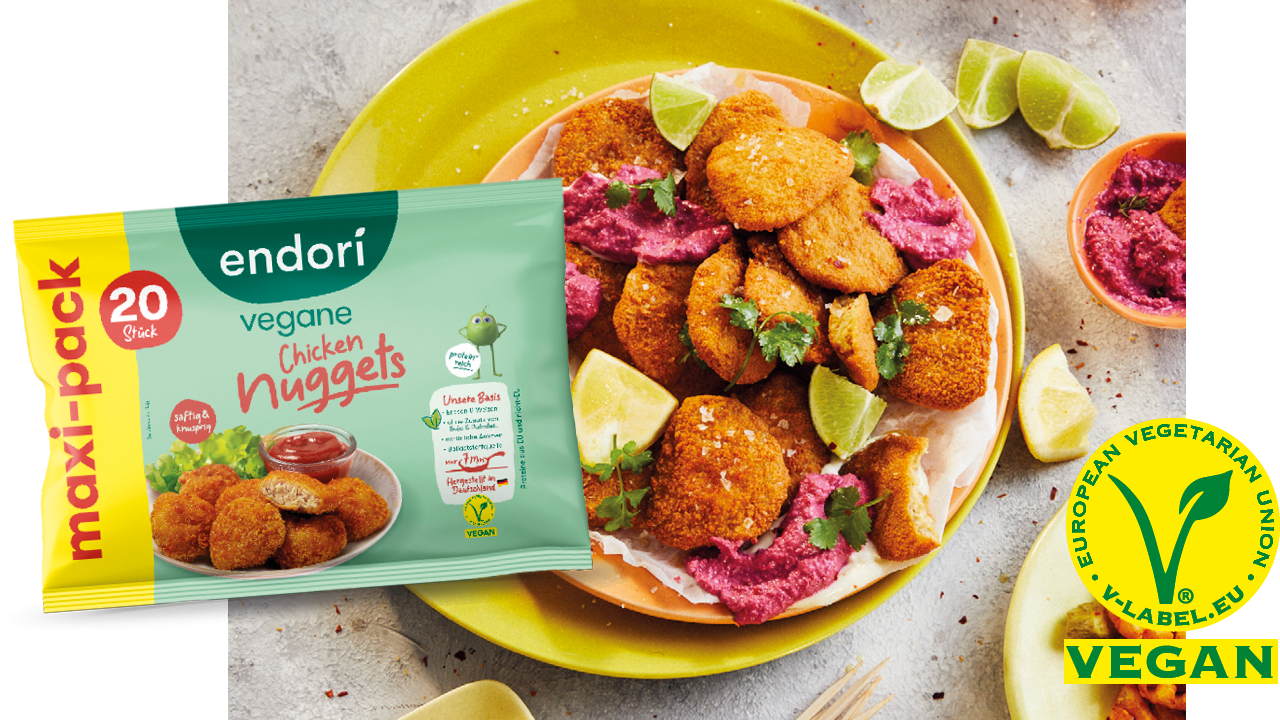 endori vegane Chicken Nuggets TK Maxi Pack | endori